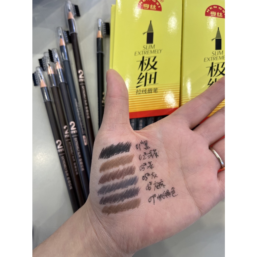Slim Pull-Out Rope Eyebrow Pencil With 1 Brush | Shopee Philippines