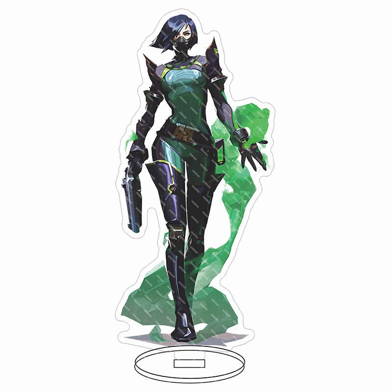 COD VALORANT AGENT ACRYLIC STANDEES SAGE YORU SKYE REYNA BRIMSTONE JETT ...