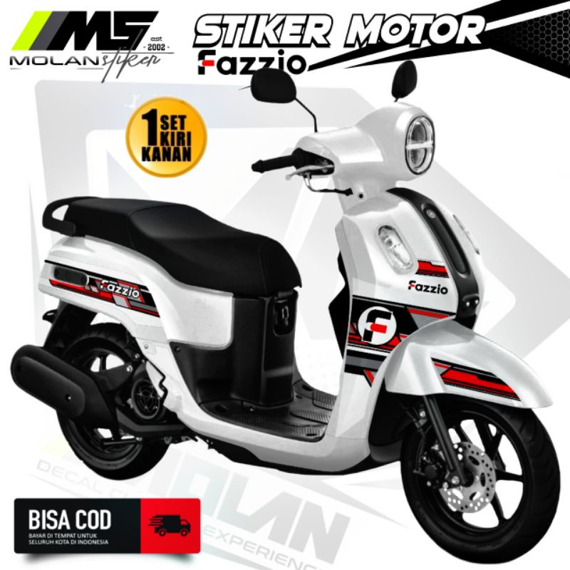 PUTIH Decal Sticker Striping Variation Yamaha Fazzio 125 - Yamaha ...