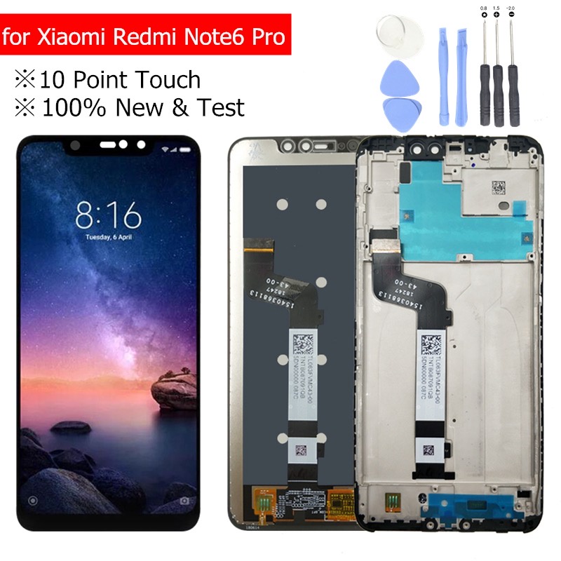 XIAOMI REDMI NOTE6 NOTE 6 PRO LCD TOUCH SCREEN REPLACEMENT NO FRAME AVAILABLE | Shopee Philippines