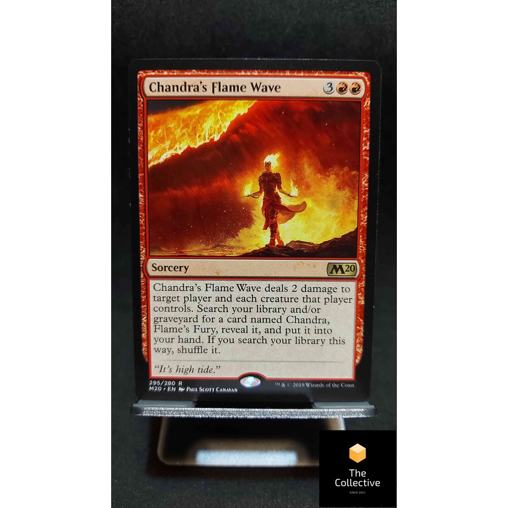Magic the Gathering - MTG Card Game - Chandra's Flame Wave - M20 PW [RED] / [ID: RB1] | Shopee ...