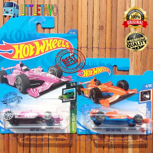 Hotwheels INDY 500 OVAL 2019 PINK 2021 Blue ORANGE SHORT CARD - FORMULA ...