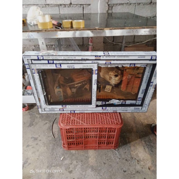 H65 x W85cm Sliding Window w/ HAMBA & free screen | Shopee Philippines