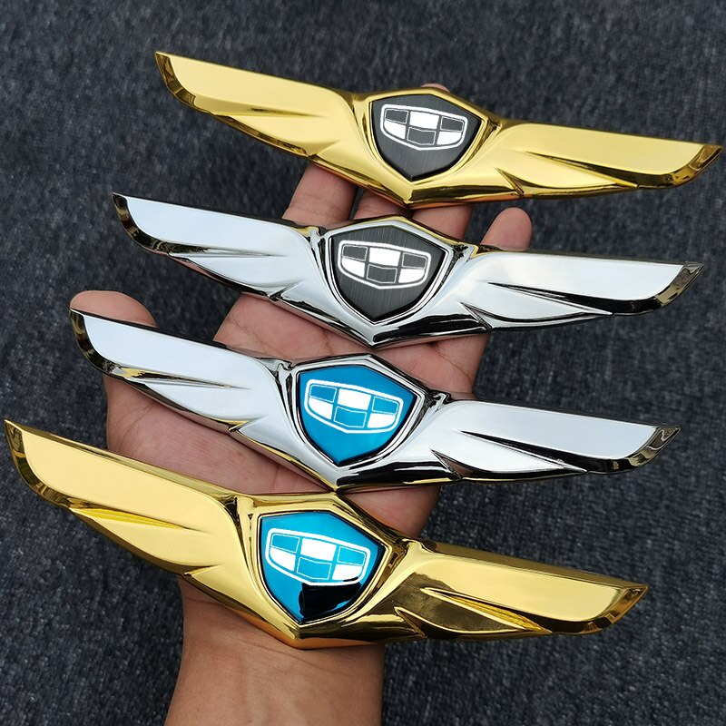 For Geely Car Front Hood Ornaments Bonnet Metal Decoration Logo Angel ...
