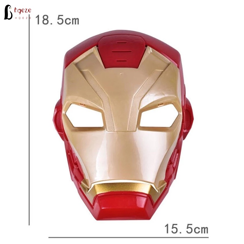 Marvel Avengers 4 Iron Man Captain America Mask Light Sound Helmet Open ...
