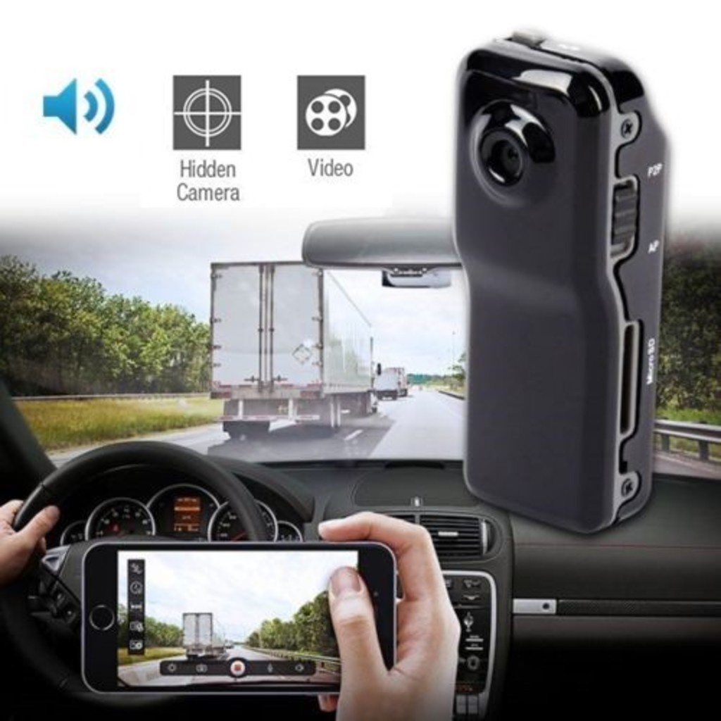MD80 Mini Camera Audio Camcorder Sports Camera Motorcycle Helmet Police ...