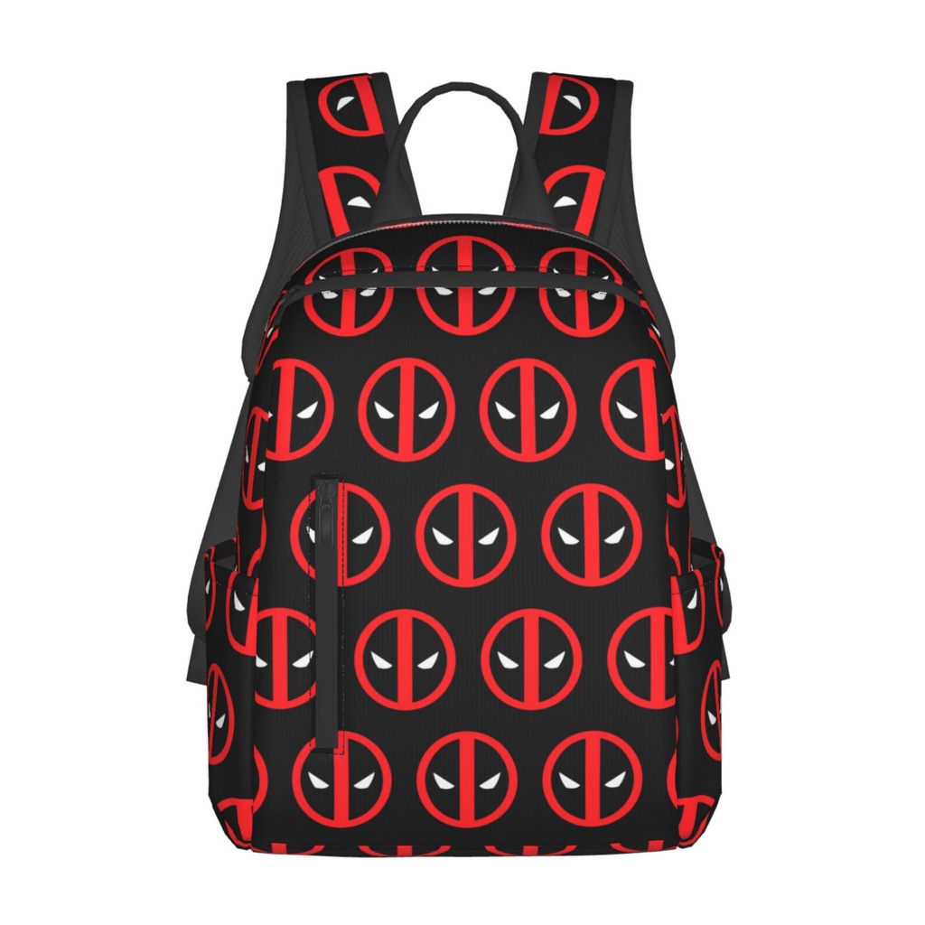 Marvels Deadpool Lightweight Backpack Outdoor Travel Sports Backpack ...