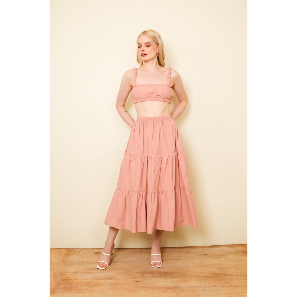 JOHANNA SET IN BABY PINK [POPCHIC] | Shopee Philippines