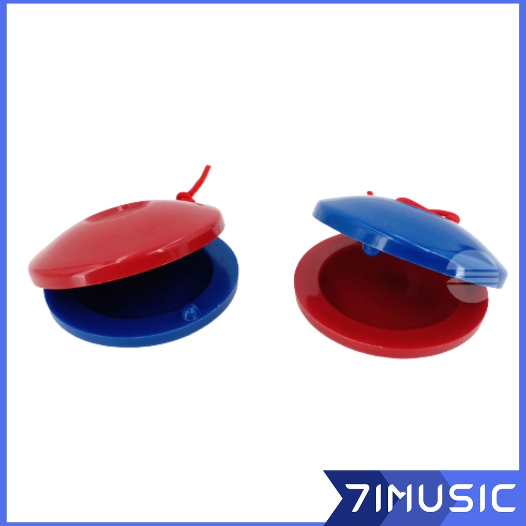 HELICON T-27P Red/Blue Plastic Castanets Children Castanet | Shopee ...