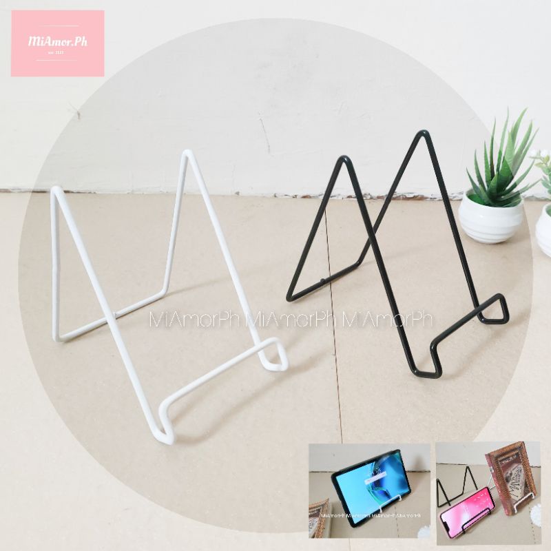 Wire Display Stand for Tablet and Mobile Phone Holder Booklet Holder ...