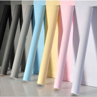 Plain Color Matte Quality Wall Sticker PVC Self Adhesive Waterproof ...