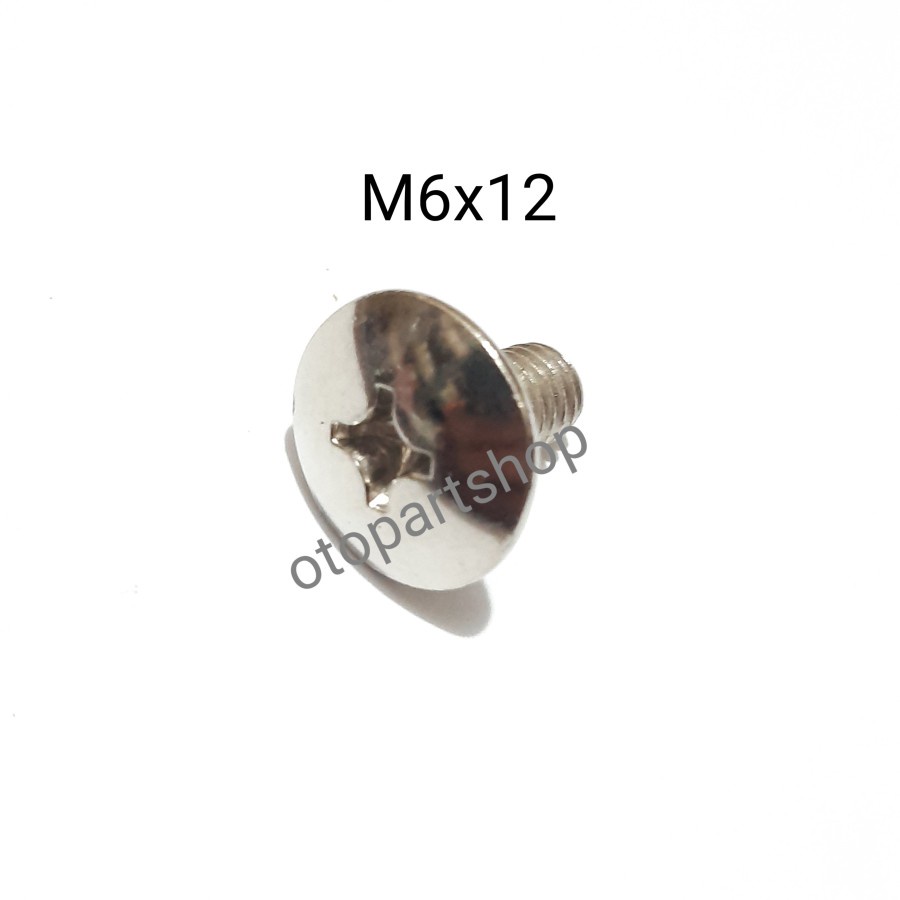 Honda M6x12 Nekel Body Bolts | Shopee Philippines