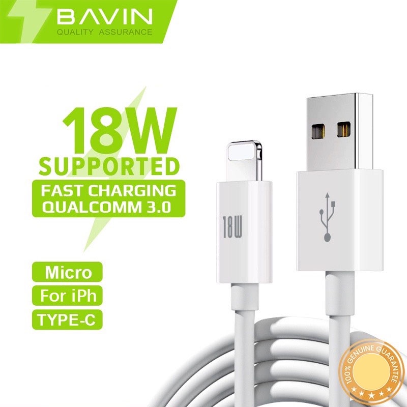 BAVIN【CB008】Data Cable High Speed Transmission USB Cable 1/2/3 Meter ...