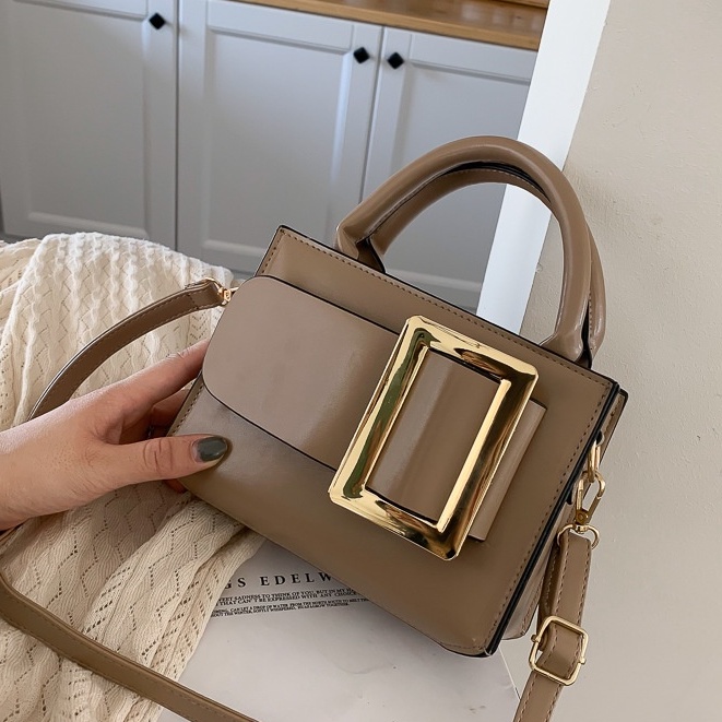 (Fashion) Women's fashionable shoulder bag texture cute small square ...