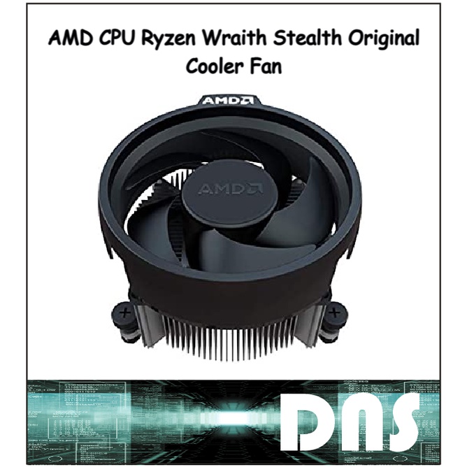 AMD CPU Ryzen Wraith Stealth Original Cooler Fan With Box (Heat Sink ...