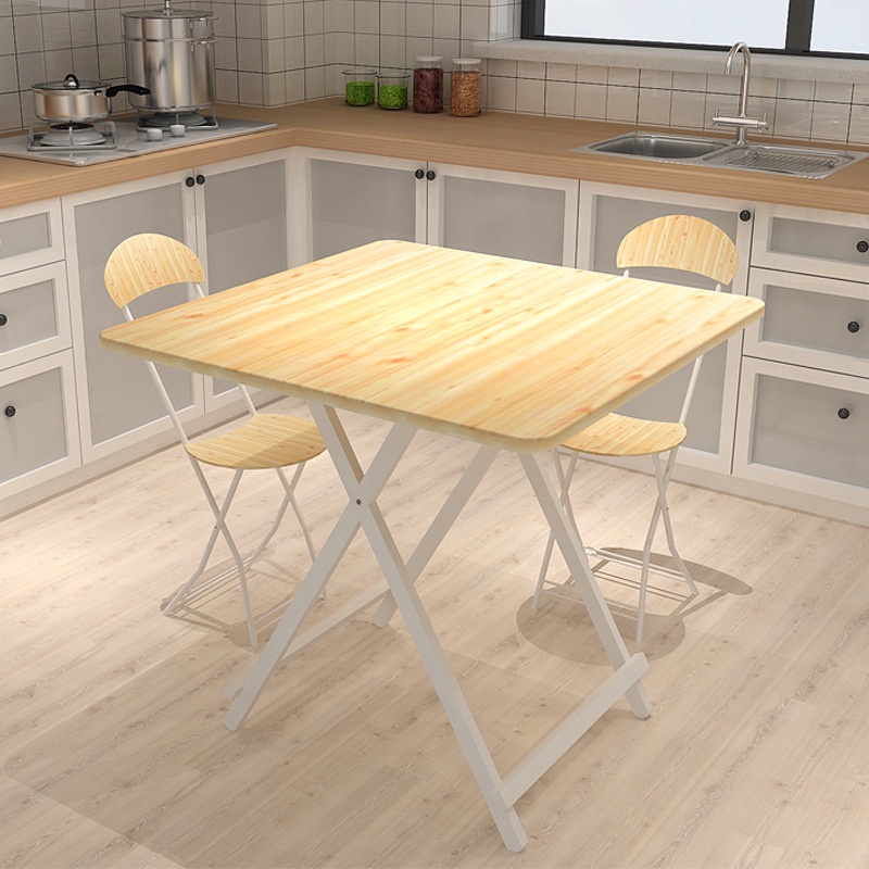 【COD】Folding Nordic Dining Table Small White Waterproof Kitchen Coffee ...