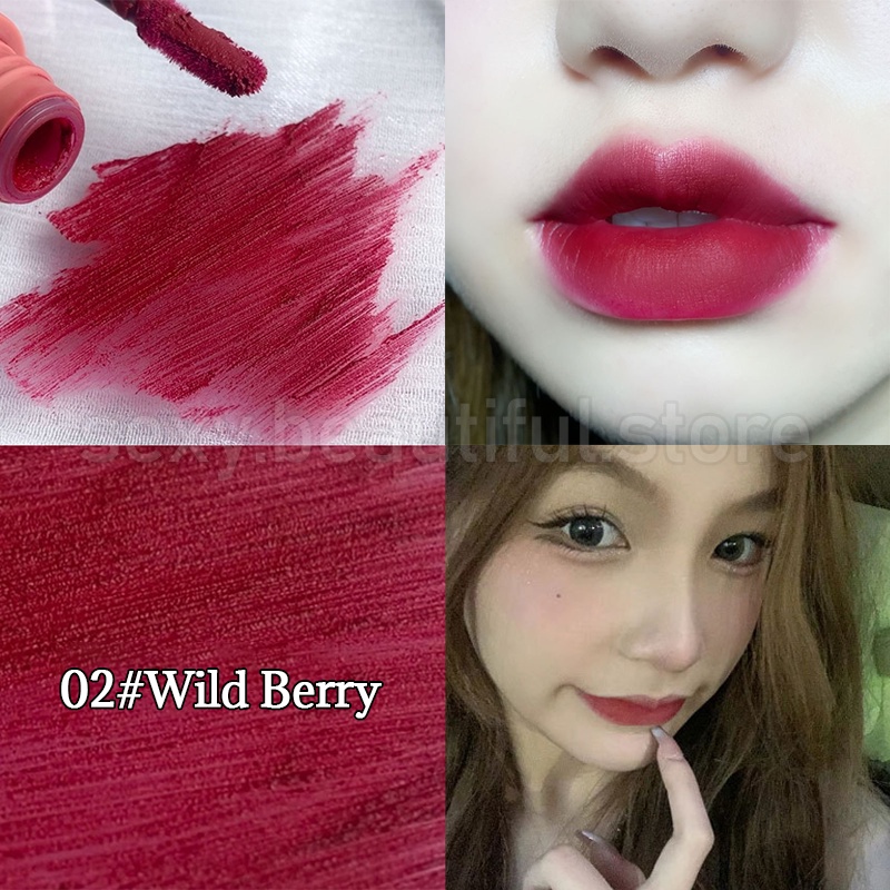 HERORANGE Velvet Matte Lip Balm Little Emotion Lip Gloss WaterProof ...