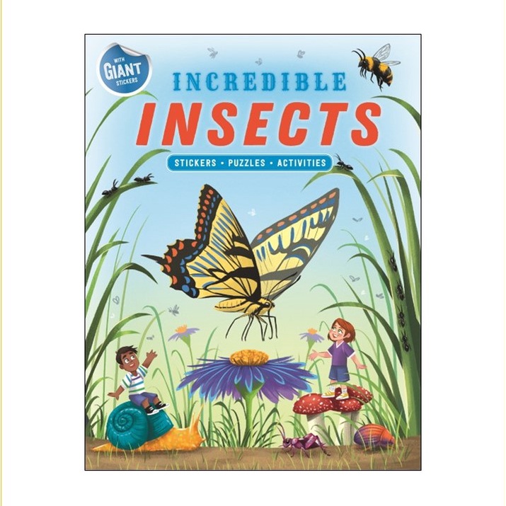 Incredible Insects Activity Book With Giant Stickers For Kids To Learn ...