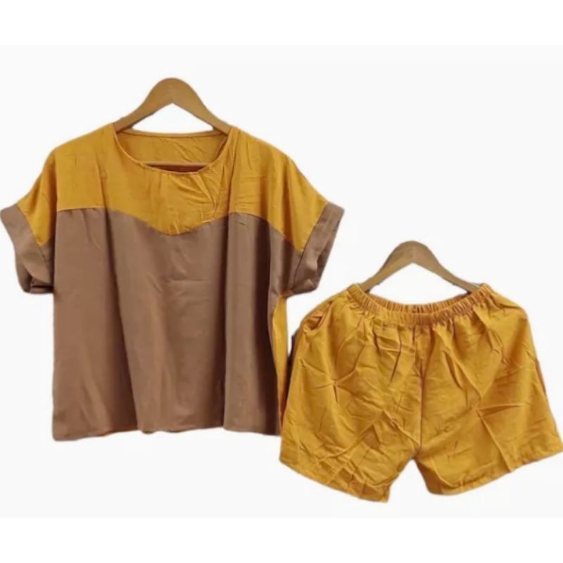 terno short combi myanggas/fit small to xl/chalese fabric | Shopee ...