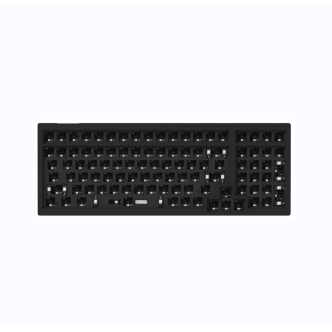 Keychron V5 black transparent 98 wired mechanical keyboard QMK key ...