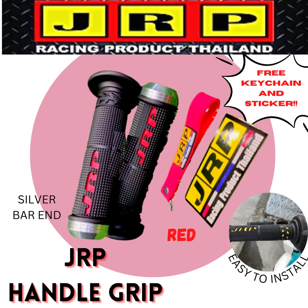ORIGINAL JRP HANDLE GRIP FOR : HONDA DIO |RED | WITH FREE KEYCHAIN AND ...