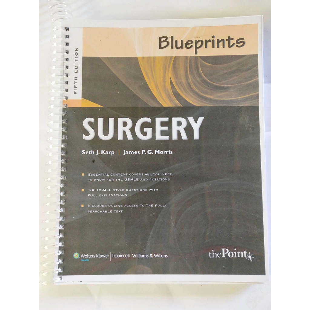 Blueprints Surgery, 5th Edition | Shopee Philippines