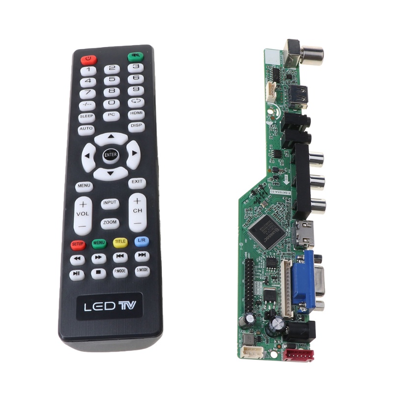 Universal Lcd Controller Board Resolution Tv Motherboard Vga/av/tv/usb ...
