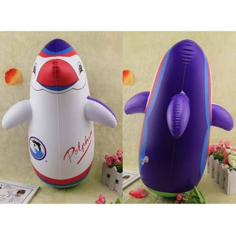 Inflatable Small Dolphin Tumbler Children's Inflatable Toys Samsak ...