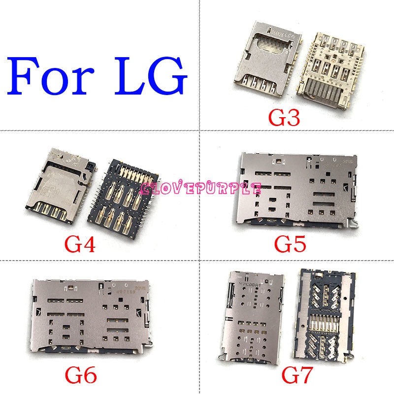 Socket Sim Card Reader Slot Tray Module Holder Connector For LG G3 G4 ...