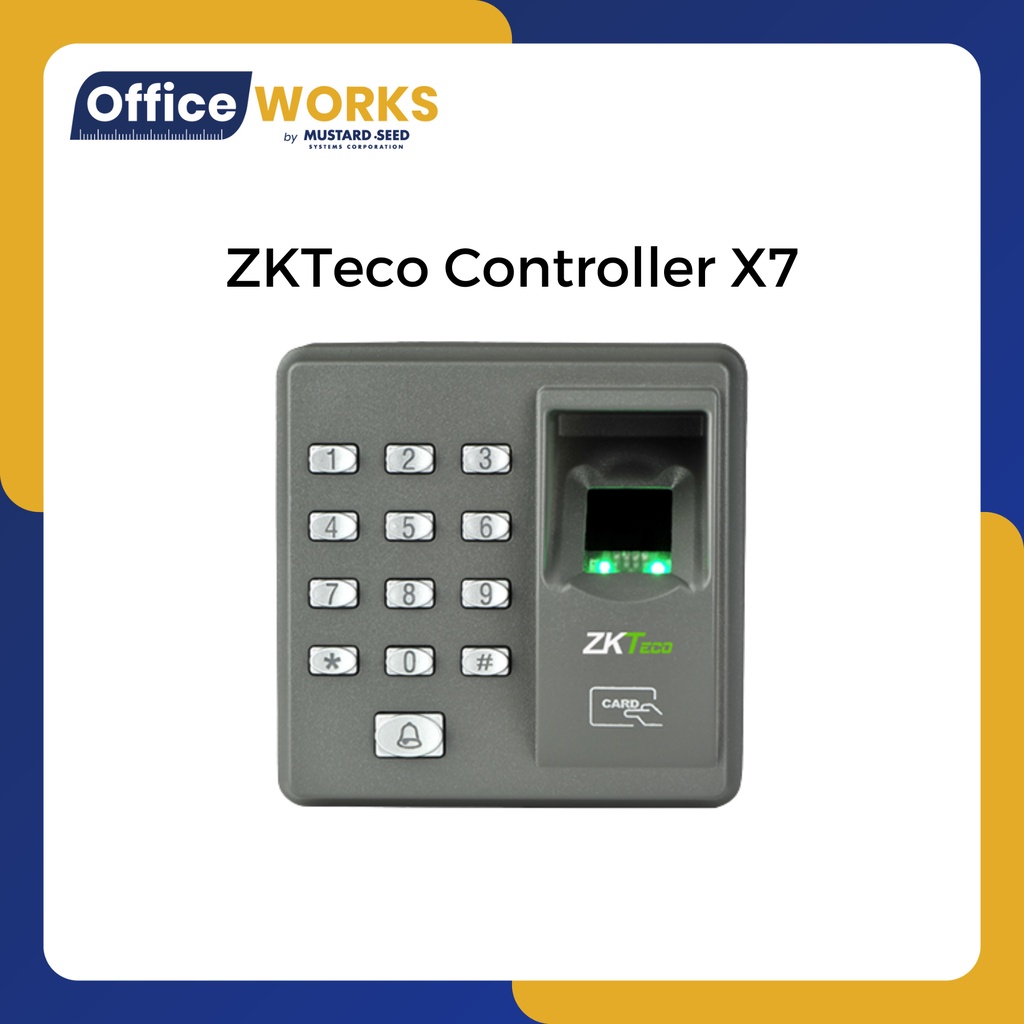 ZKTeco Controller X7 / Biometric Fingerprint /Access Control Reader | Shopee Philippines