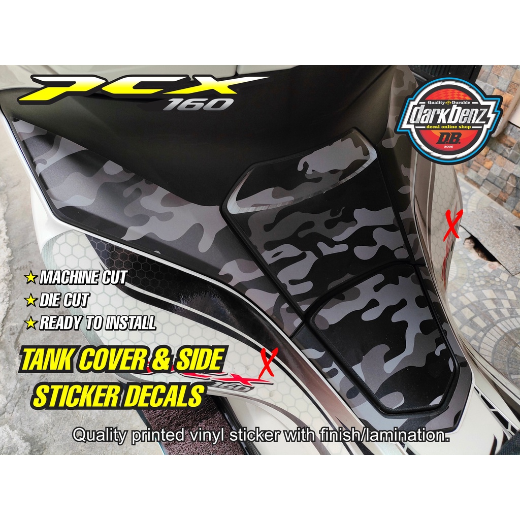 Honda PCX 160 New concept quality printed sticker decal | custom made ...