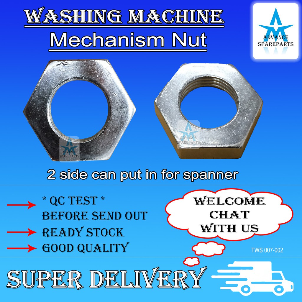 Washing Machine Accessories Gear box Nut Mechanism Nut | Shopee Philippines