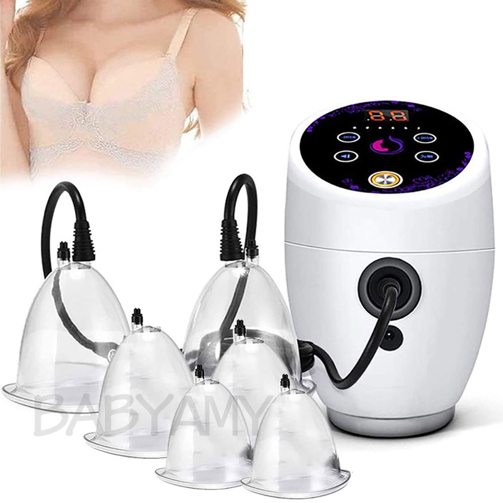 Breast Enlargement Bust Enhancement Pumps Buttocks Lifter Cup Vacuum