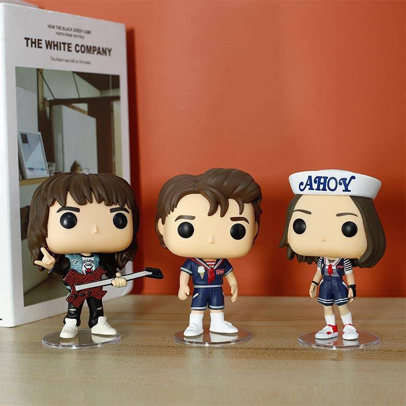 Funko Pop Stranger Things Montauk Character Eddie Munson Dustin Steve ...