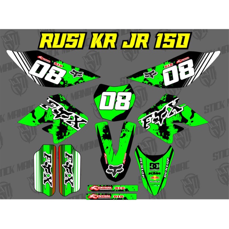 Rusi KR jr 150 full body decals | Shopee Philippines
