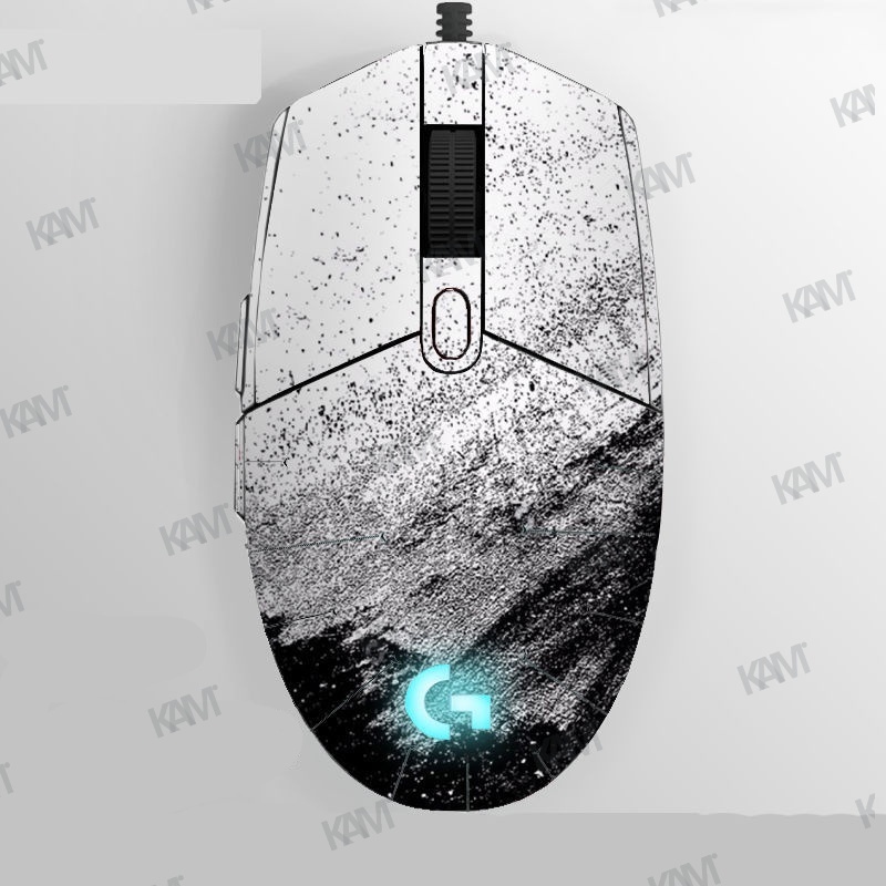 Kam For Logitech G304 mouse skin anti-sweat sticker elastic non-slip ...
