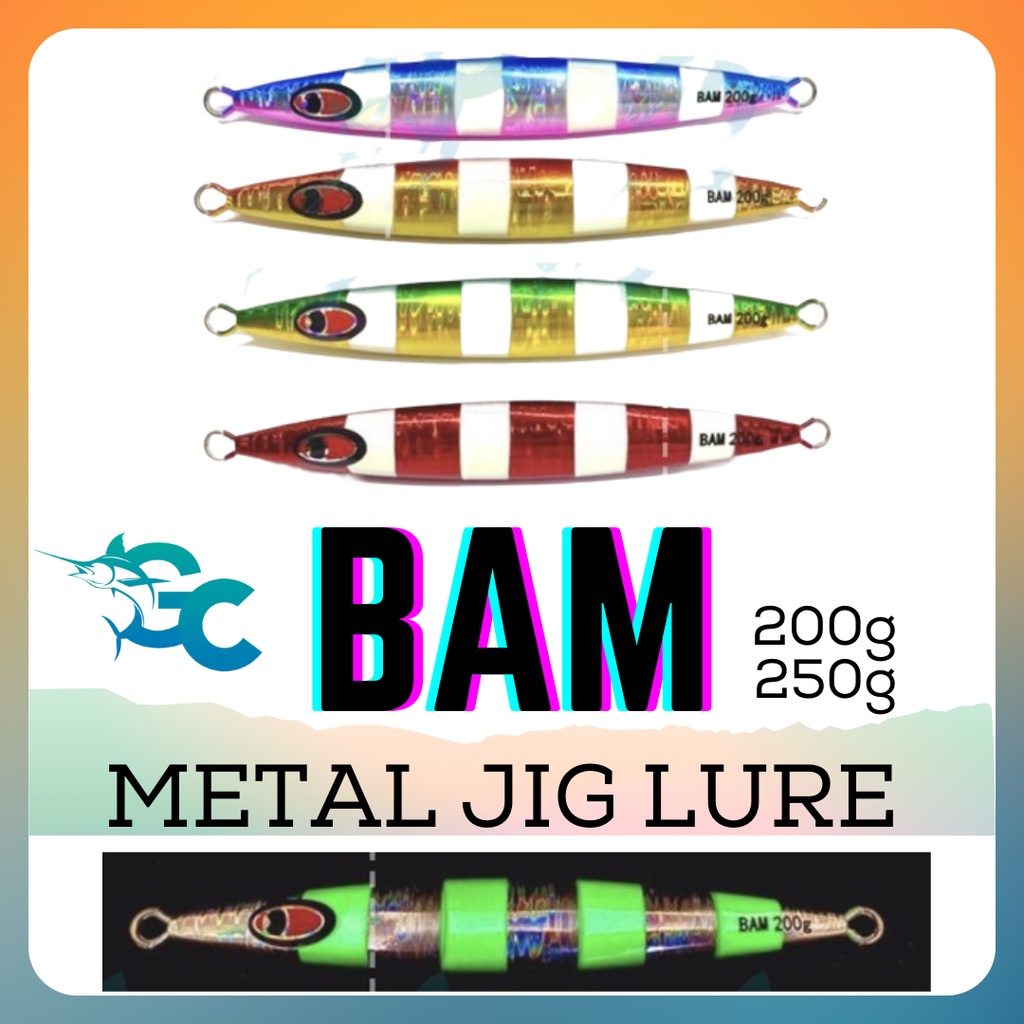 GOODCATCH GC BAM Metal Jig Lure 200g 160mm / 250g 170mm | Shopee Philippines
