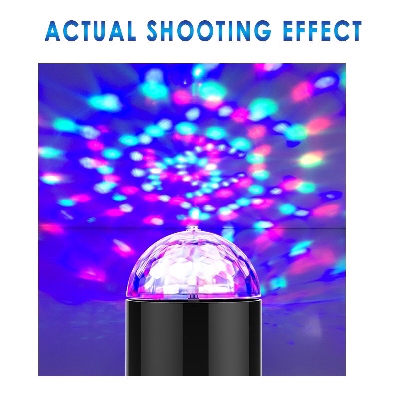 WXD Bluetooth DiscoLight Party Lights Mini Disco Ball Dj Light RGB ...
