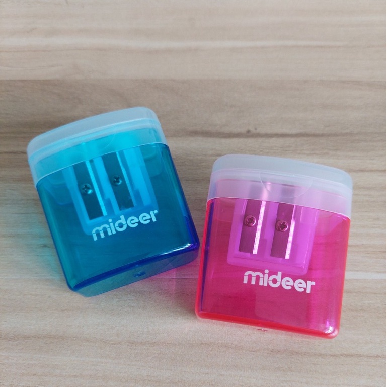 Browns Mideer Pencil Sharpener with Case Two Holes Standard Size ...