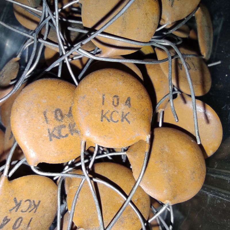 100nf KCK Vintage Ceramic NOS Capacitor Ceramic Audio Capacitor 104 ...