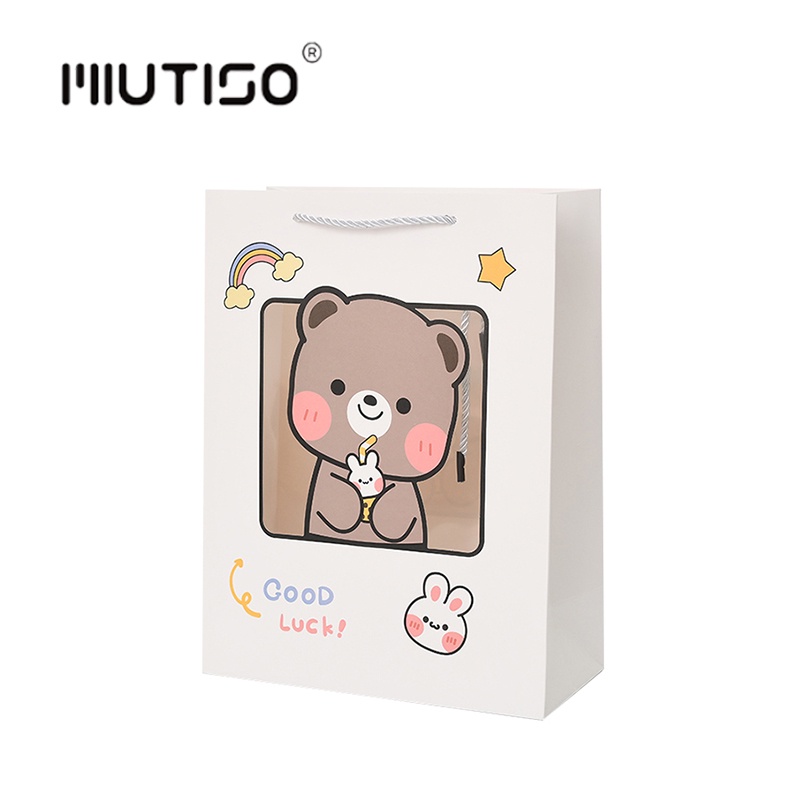 Miutiso Window opening small animal gift bag Children's birthday gift ...
