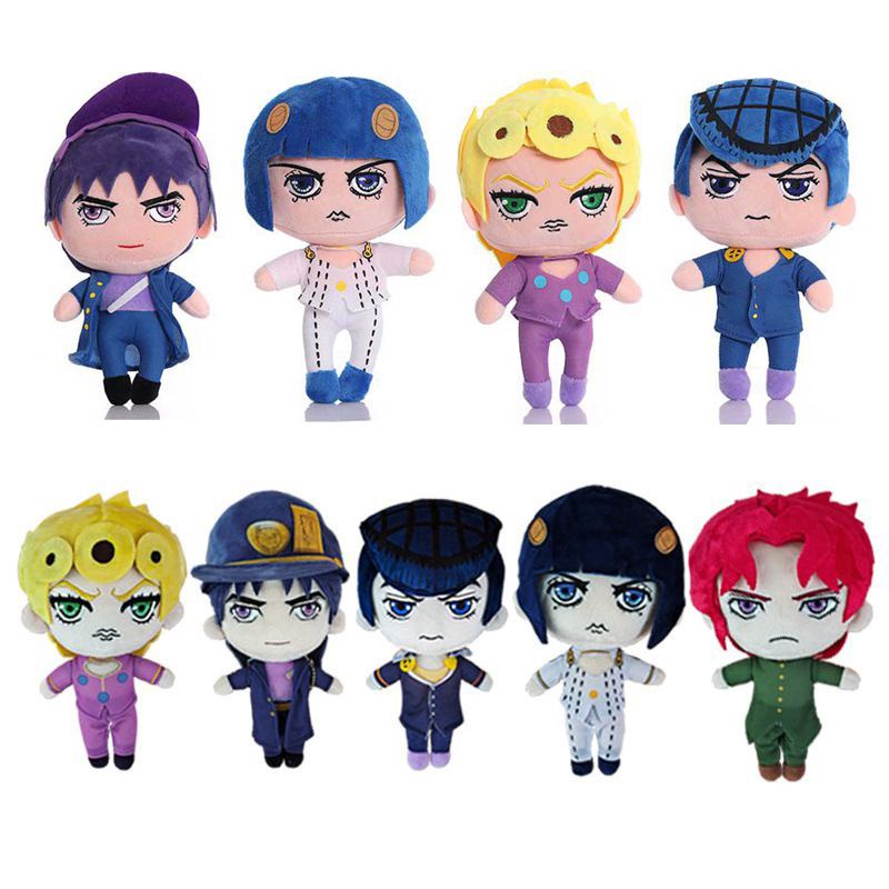 JoJo's Bizarre Adventure Golden Wind Plushie Giorno Narancia Mista ...