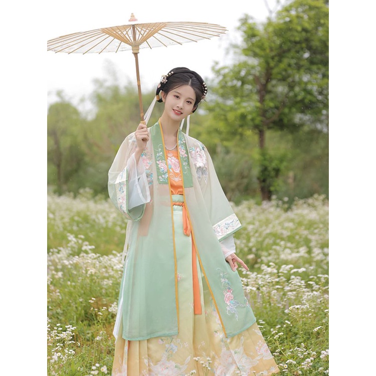 Muxuege [Jinghua Shuying] Hanfu Female Song Dynasty Made Ming Horse ...