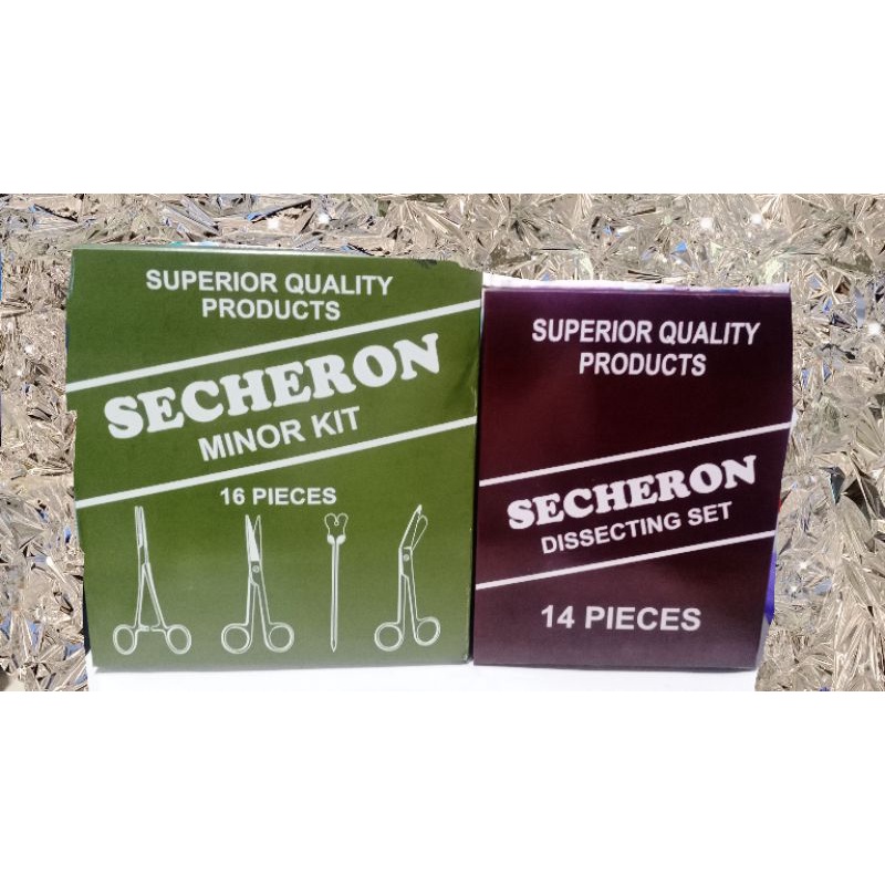 SECHERON Minor kit/Dissecting set (16pcs set/14pcs set) | Shopee ...