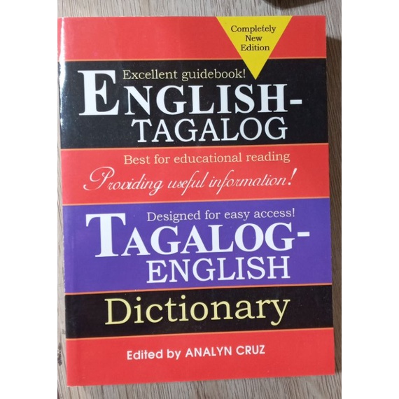 ENGLISH TAGALOG DICTIONARY!!! | Shopee Philippines
