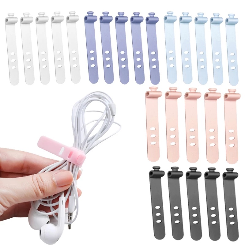 Portable Reusable Charging Wire Data Cord Earphone Line Organizer ...