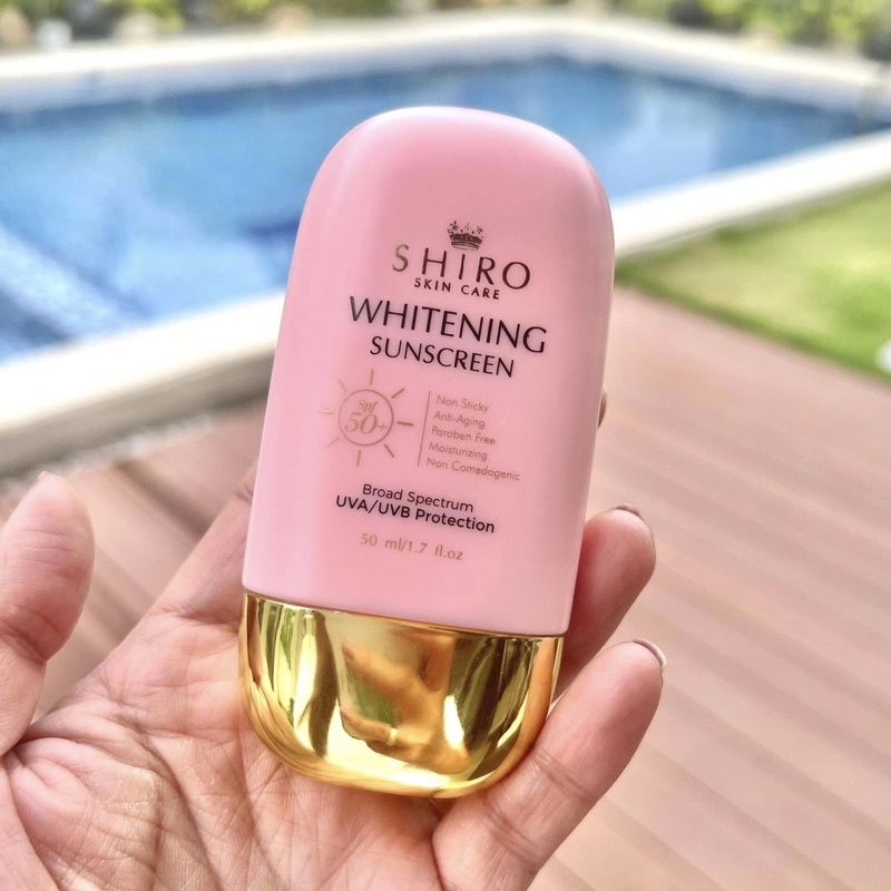 Shiro Whitening Sunscreen SPF 50 | Shopee Philippines