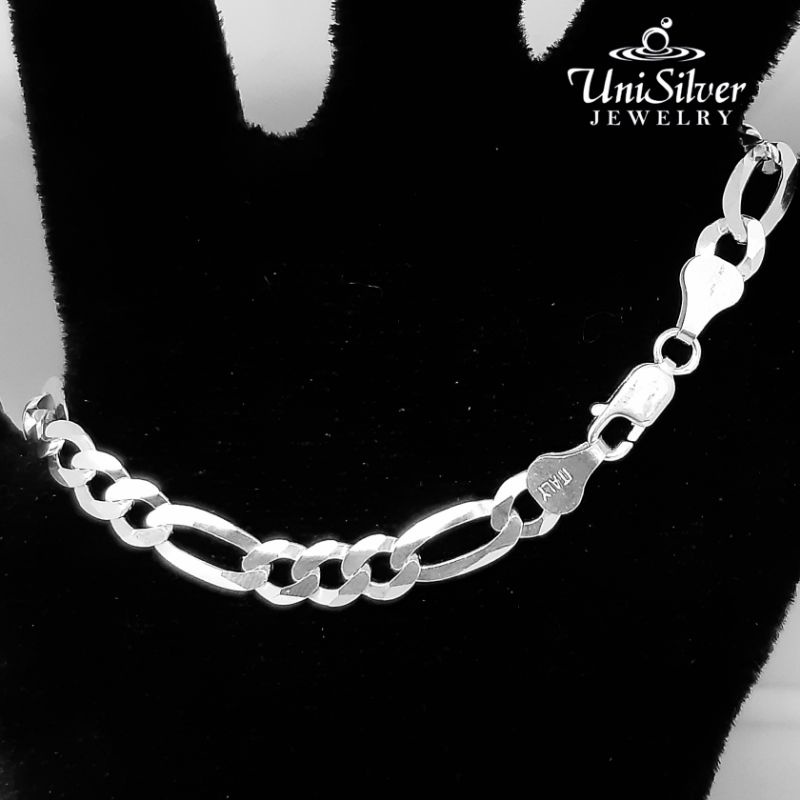 Unisilver 925 Sterling Silver Men's Bracelet (MBH45-042085) | Shopee ...