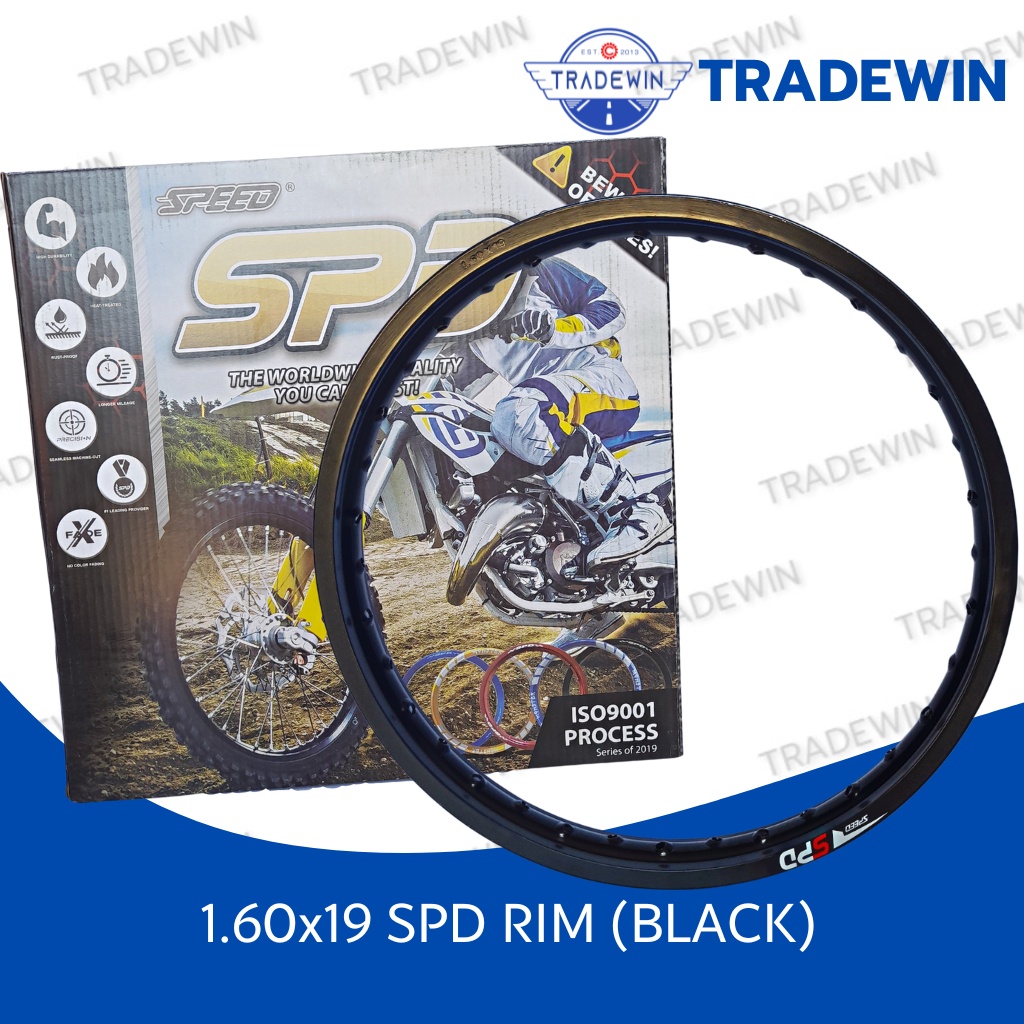 RIM SPD (185X16/160X19/185X18/160X21) BLACK 36 HOLES | Shopee Philippines