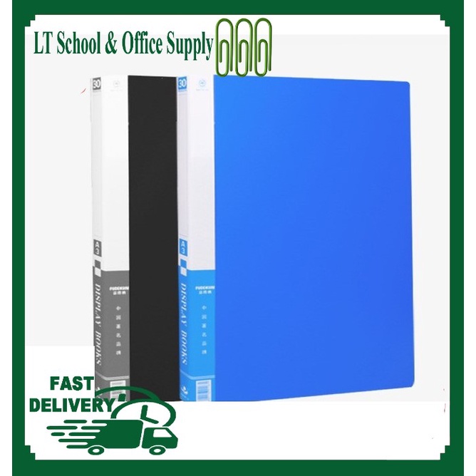40 Pockets 80 Pages each Clear Book Non-Refillable Presentation Display ...